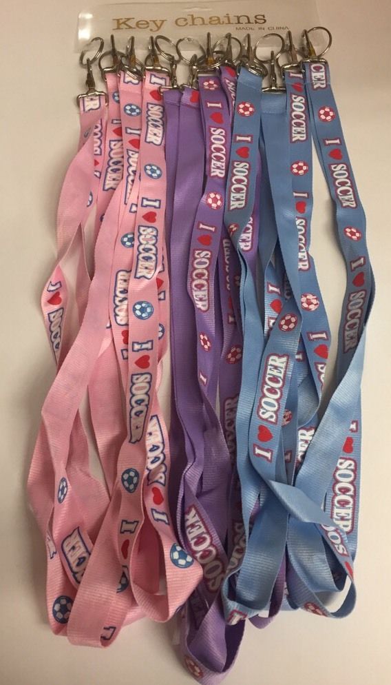 I Love Soccer Lanyard | Soccer Stuff & More