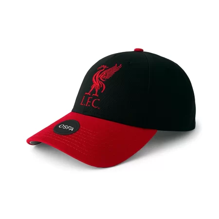 Liverpool FC Two-Tone Adjustable Cap – Black & Red | Soccer Stuff & More